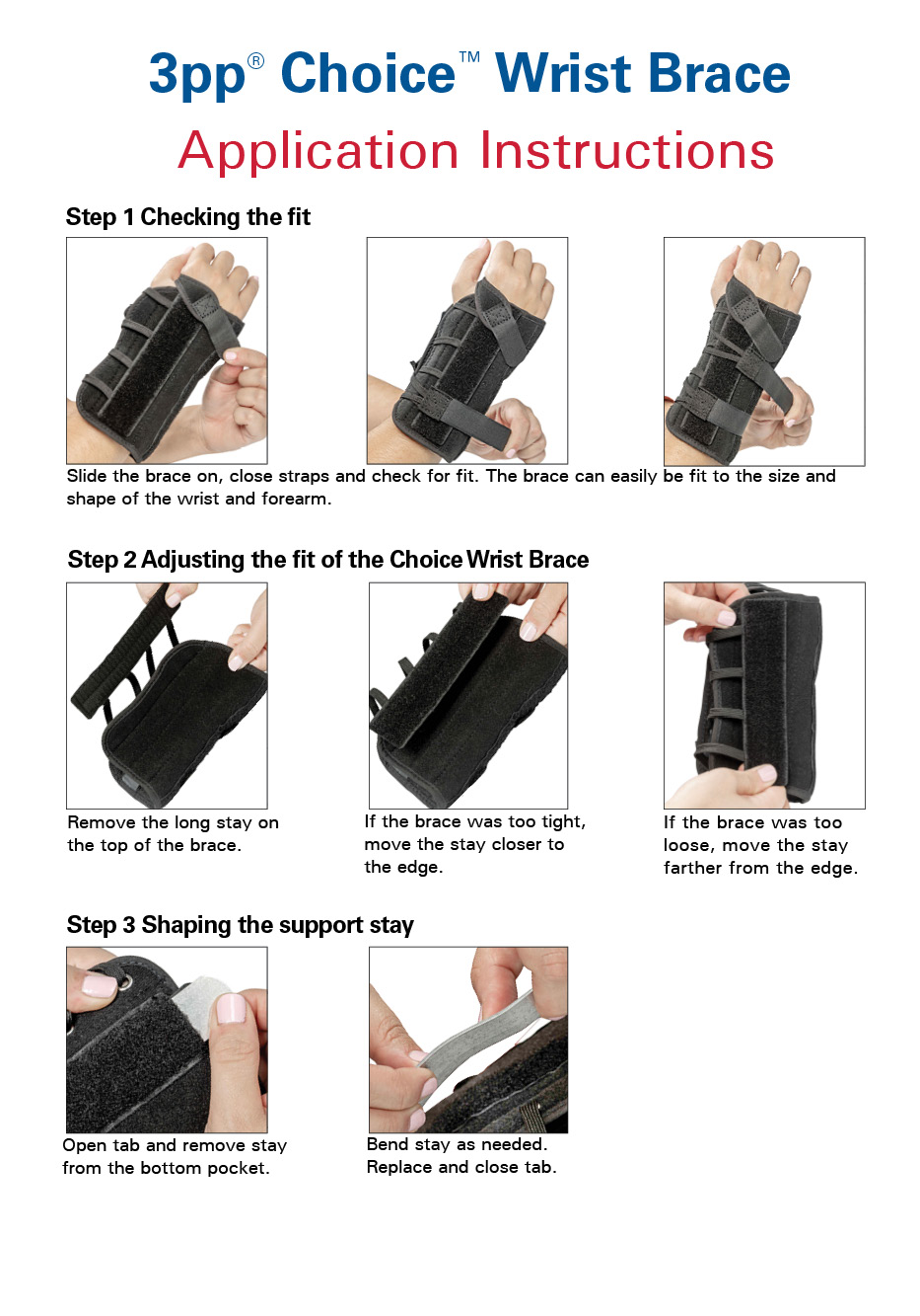 3pp® Choice Wrist Brace | 3 Point Products